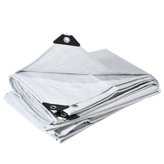 Waterproof Poly Tarpaulin Cover Outdoor Shelter Garden Tarp Sheet - Bed ...