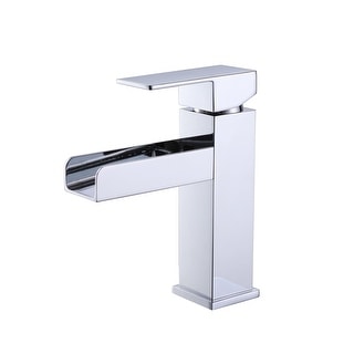 Single Hole Waterfall Bathroom Faucet Single Handle Bathroom Sink ...