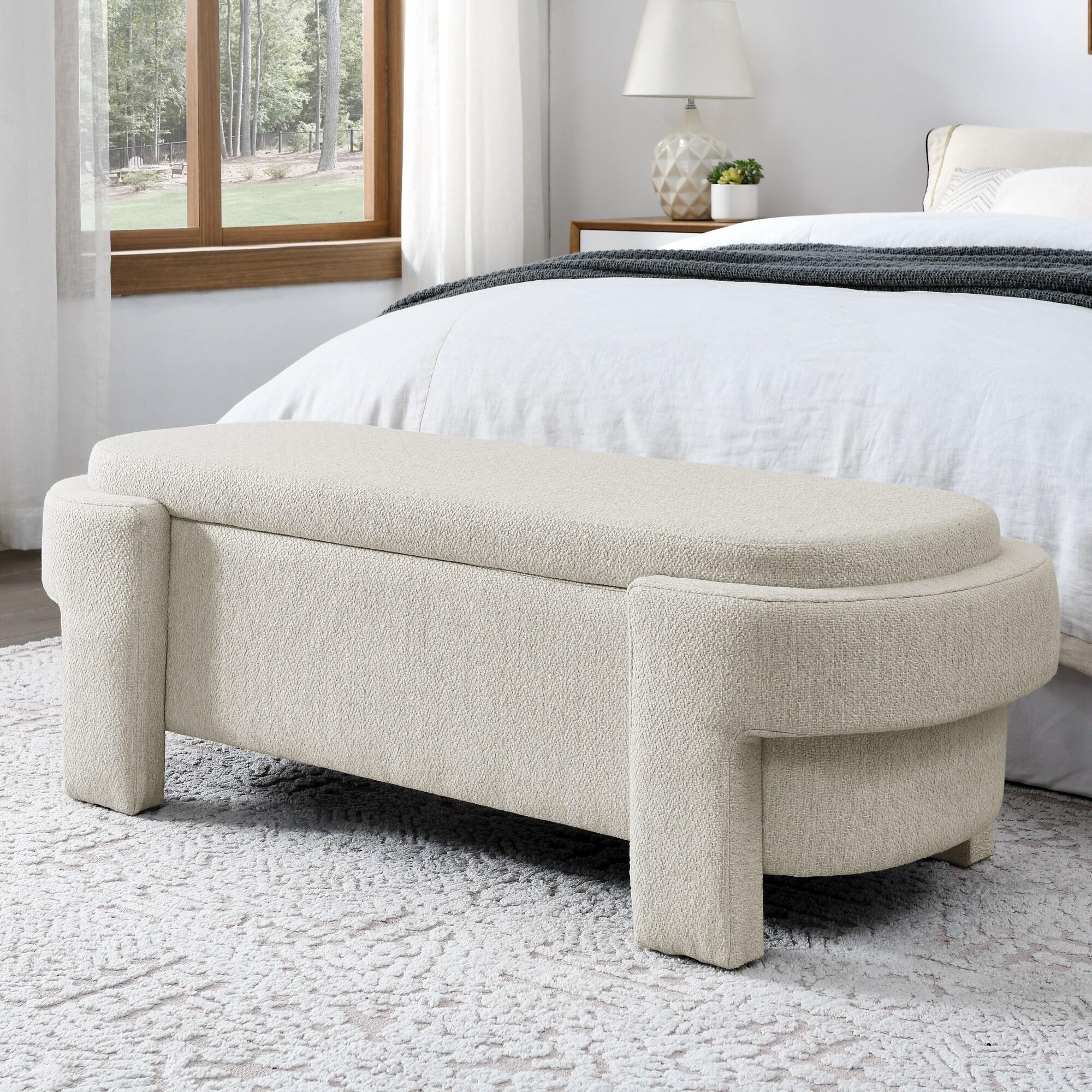 Large bedroom ottoman store