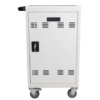 30 Device Mobile Charging Storage Cart for iPads Chromebooks Laptop ...