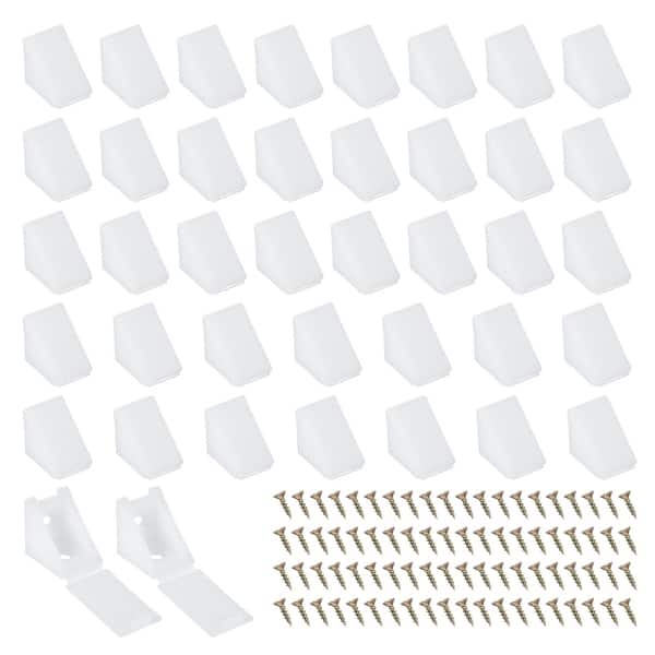 Plastic Corner Brace L-Shape Bracket Right Angle Board Holder Shelf ...