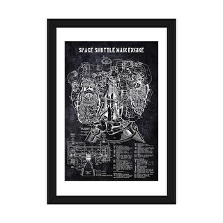 iCanvas "Space Shuttle Main Engine" by Joseph Fernando - Bed Bath ...