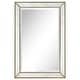 Champagne Bead Beveled Rectangular Wall Mirror - Clear - Bed Bath ...