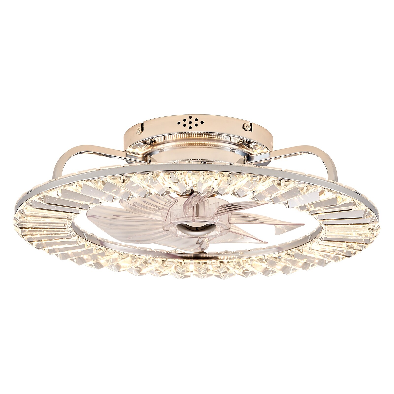 Soft White 3000K - 4000K, Small Rooms Up to 75 sq. ft Ceiling Fan Light ...