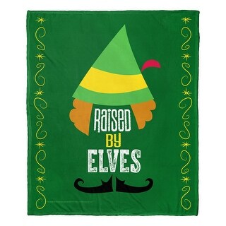 ENT 236 Elf Silk Touch Throw Blanket, 50" x 60", Raised by Elves - Bed ...