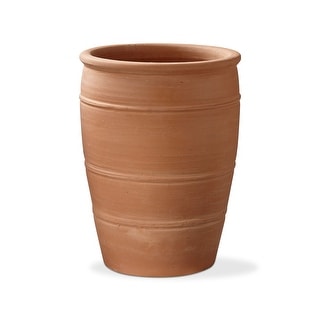 Vista Terracotta Planter Large, 7.5L x 7.5W x 10HH inches, Holds Up to ...