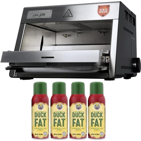 Otto Wilde The Otto Grill Pro Outdoor Infrared Grill with Cooking Oil ...