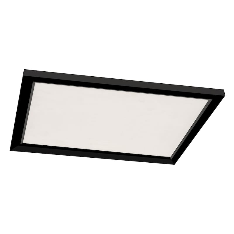 Lugano 24"x24" LED Flush Mount Light - 24"L x 24"W x 1"H - Bed Bath ...