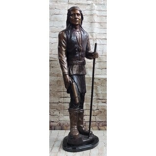 Native American Indian Apache Chief Cochise Bronze Statue Sculpture ...