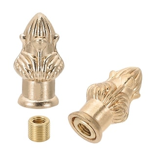 33 x 20mm Lamp Finials Caps Knob, 2 Set Lamp Shade Decoration - Bed ...