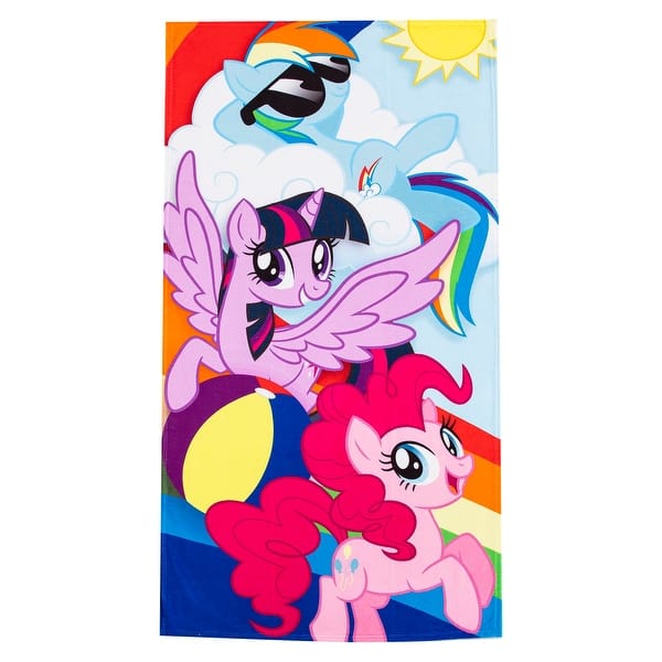 Hasbro My Little Pony, Beach Ponies Beach Towel, 30" x 60" - 30x60 ...