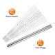 100pcs Kebob Skewers 40cm x 2.8cm Round Sticks with Tube Storage - 40cm ...
