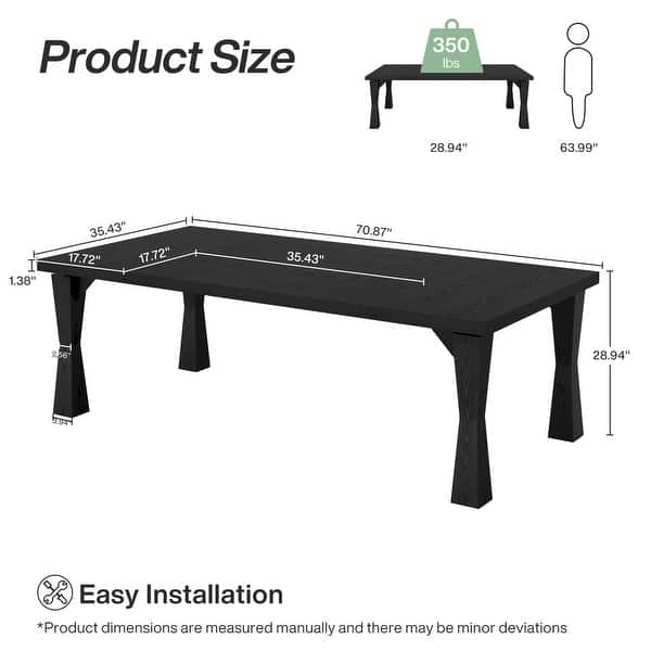 what size rectangle table for 8