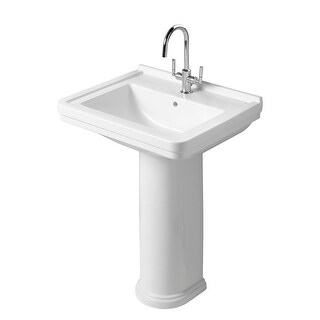 Bissonnet 12040-12430 Universal Noble 23-3/5" Pedestal Bathroom Sink ...