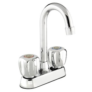 Belanger Dual Handle Bar Sink Faucet, Polished Chrome - Bed Bath ...