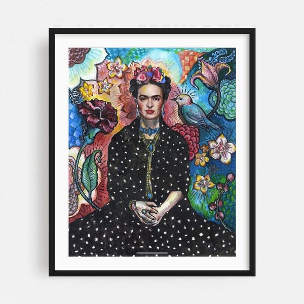 Frida Painting Animals Birds Figurative Frida Kahlo Art Print/Poster ...