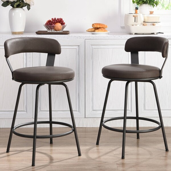 Hausfame Metal Counter Height Industrial Swivel Bar Stools On Sale Bed Bath Beyond 36110992