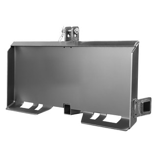 UIMOSO Universal 3-point Skid Steer Plate, 3/8" Skid Steer Attachment ...