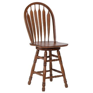 Colonial Windsor Swivel Barstool 24" BW - N/A - Bed Bath & Beyond ...