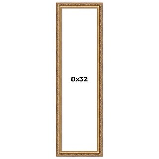 8x32 Frame Red Solid Wood Picture Frame Width 1.75 Inches | Interior ...