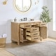 Altair Solana Bath Vanity with Calacatta White Quartz Stone Countertop ...