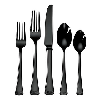 Lenox Portola Black 20-Piece Flatware Set - Bed Bath & Beyond - 39678682