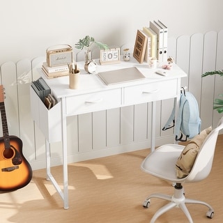 Computer Desk Small Home Office Bedroom Writing Study PC Table with ...