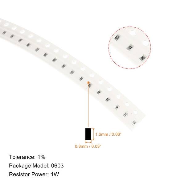 1Set/200Pcs 0603 Surface Mount Device Resistor Kit 0.1R-1R Ohm 1/10W ...
