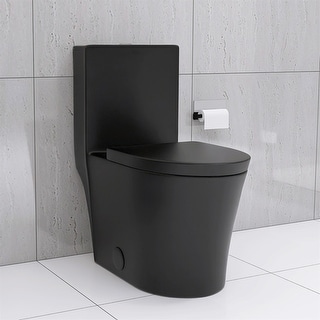 Toilet with Double Cyclone Flushing System and Soft Close Seat - Bed ...