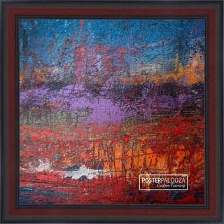 28x28 Traditional Mahogany Wood Picture Square Frame - Bed Bath ...