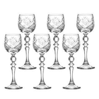 Neman Glassworks 2 oz Crystal Set of 6 Sherry Glasses - 2 oz - Bed Bath ...