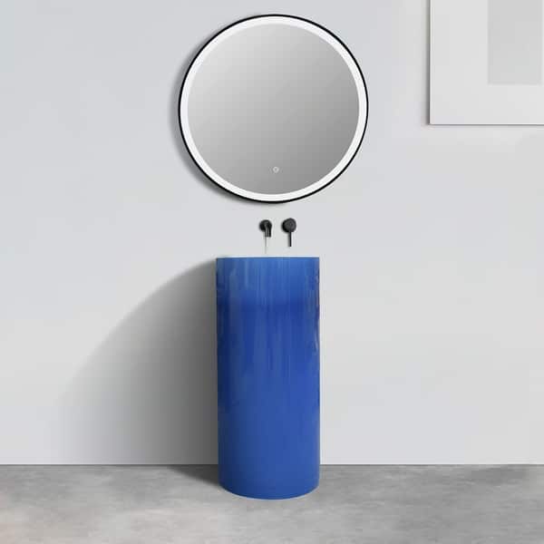 Blue Translucent Floor Standing Basin - Bed Bath & Beyond - 38286188