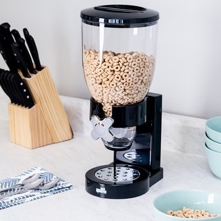 Honey-Can-Do Black 17.5 Single Dry Food Dispenser - Bed Bath & Beyond ...