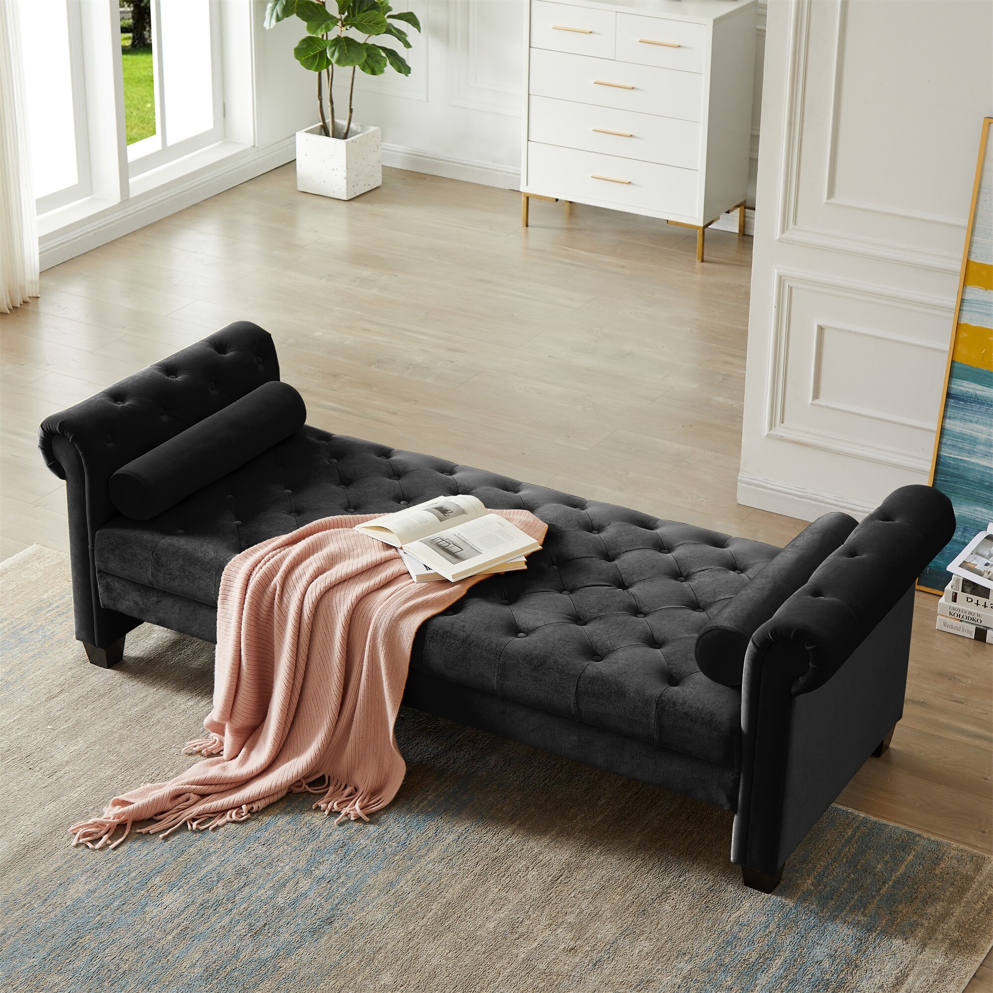 Rectangular Queen Benches Bedside Sofa with Armrests On Sale Bed Bath Beyond 36177071