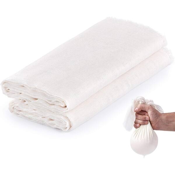 Zulay Kitchen Unbleached & Reusable Ultra Fine Cheese Cloth 3 Yard ...