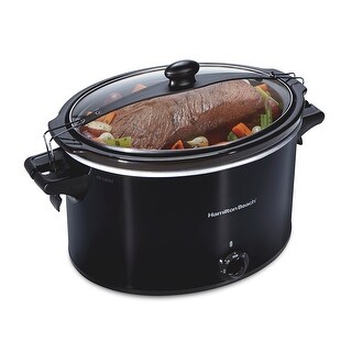 Slow Cooker, Extra Large 10 Quart, Stay or Go Portable With Lid Lock ...