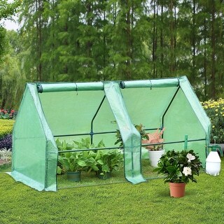 Square Opening Greenhouse--Green XH, Portable Plant Gardening ...