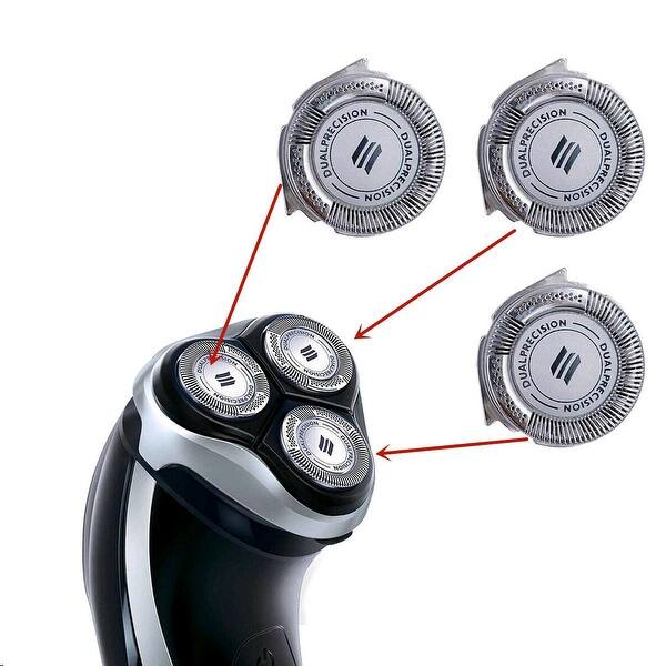 Philips Norelco HQ8 Replacement Men's Electric Shaver Heads with Dual ...
