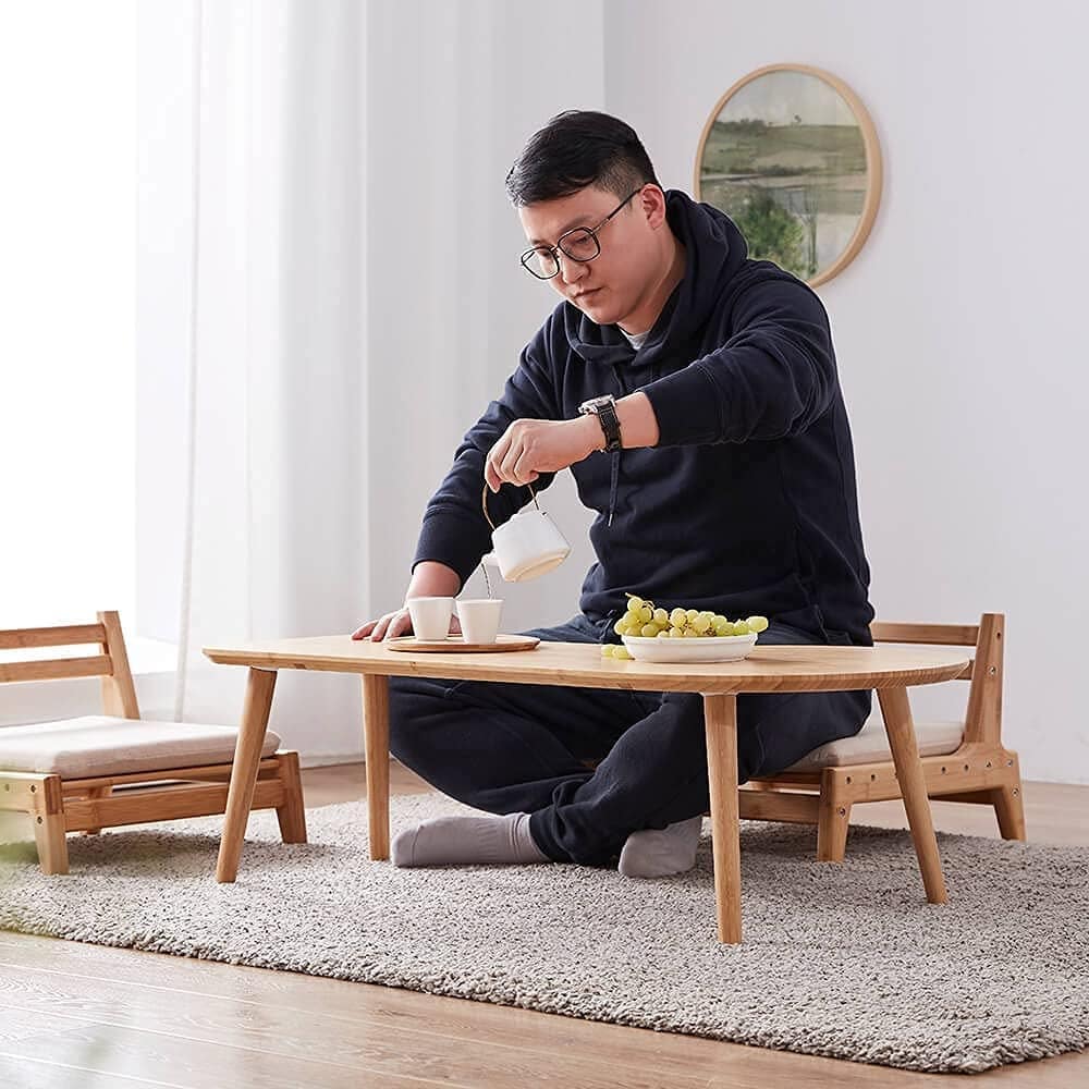 Low coffee table for sitting on the floor store