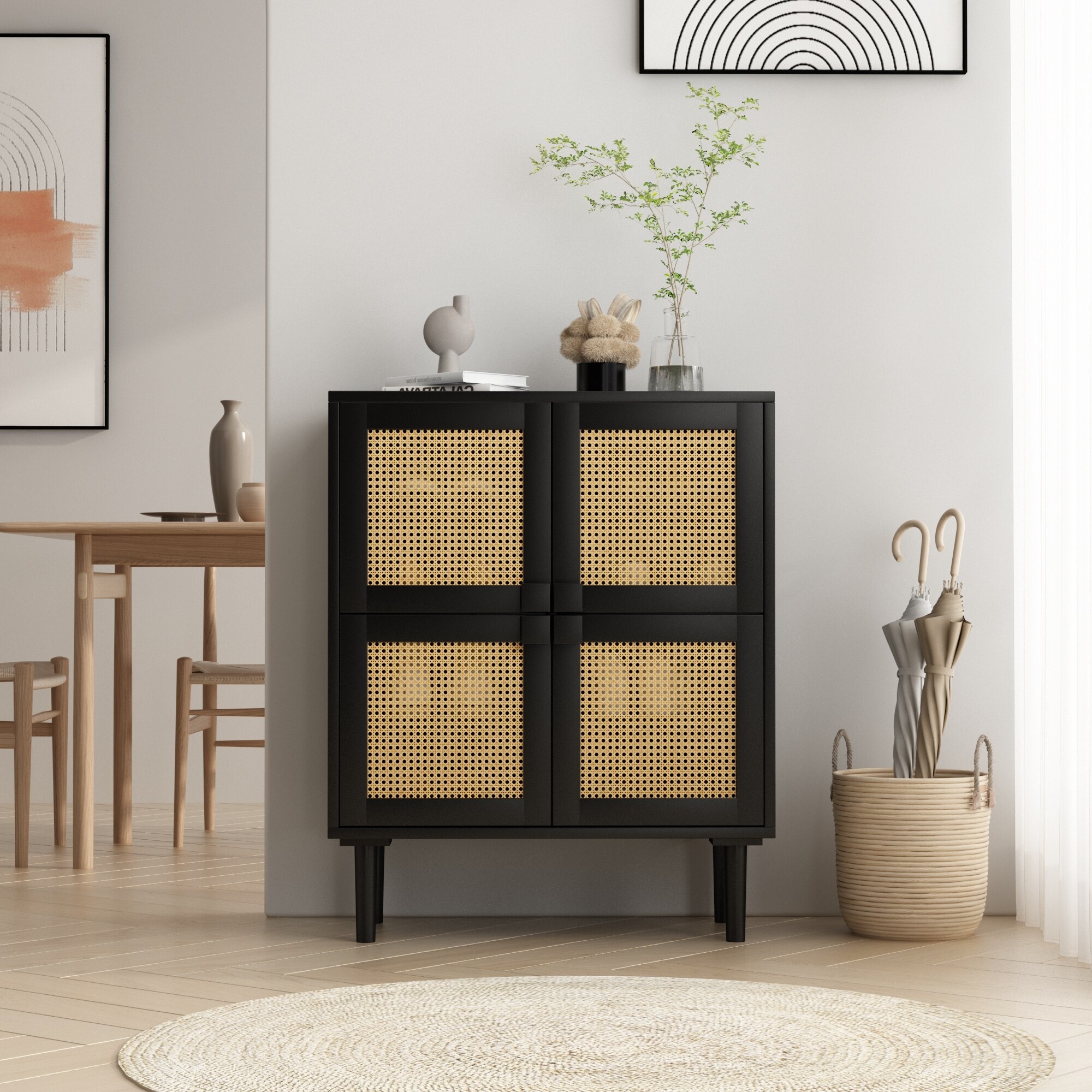Kmart entryway storage unit black store