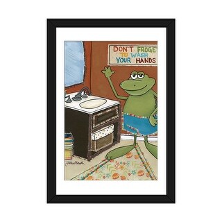iCanvas "Don't Froget To Wash" by Jamie Morath - Bed Bath & Beyond ...