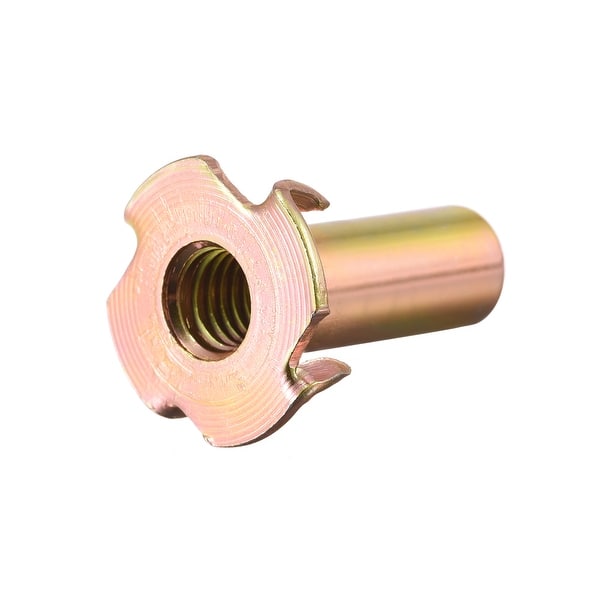 M8x28mm T-Nuts 4 Pronged Tee Nut Threaded Inserts for Wood 80pcs ...