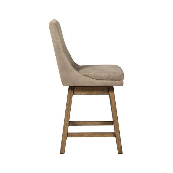 Tallenger Upholstered Swivel Stool (Set of 2) - On Sale - Bed Bath ...