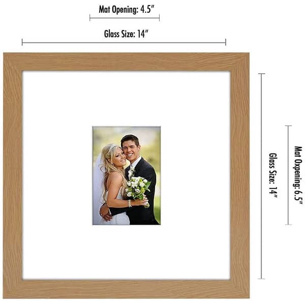 Americanflat 14x14 Wedding Picture Frame with Mat - Bed Bath & Beyond ...