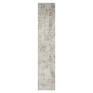 2' X 8' Gray Abstract Distressed Runner Rug - 3'6" Round - Bed Bath ...