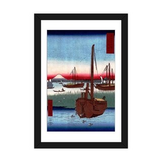 iCanvas "Toto Tsukuda oki (The Sea at Tsukuda in Edo)" by Utagawa ...