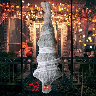 72 Inch Life Size Halloween Decorations Hanging Cocoon Corpse,Outdoor ...