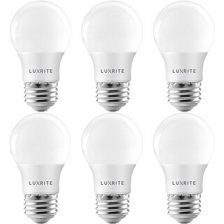 Luxrite A15 LED Light Bulb, 40W Equivalent, Dimmable, 450 Lumens ...