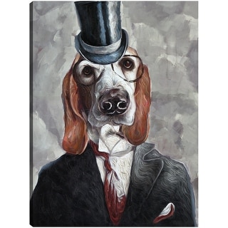 Tuxedo Dog III By Dixon Design Group Canvas Art Print - Bed Bath ...
