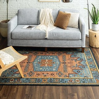 Mohawk Home Harrow Den Southwestern Ornamental Area Rug - Bed Bath ...